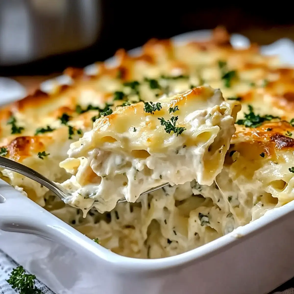 Creamy Chicken Alfredo Lasagna Recipe for Comfort Dinners